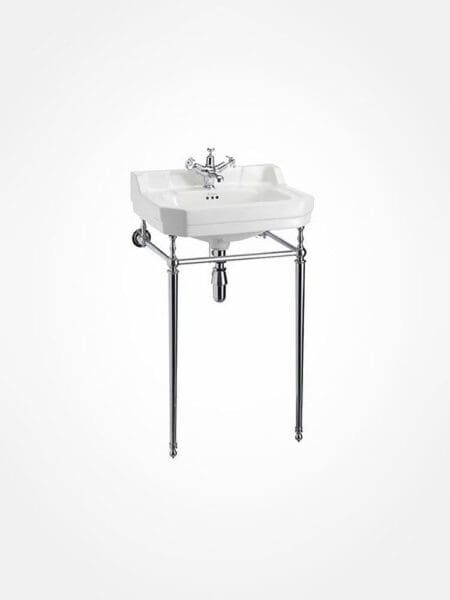 Burlington Edwardian 560mm basin & stand - VICTORIAN BATHROOMS